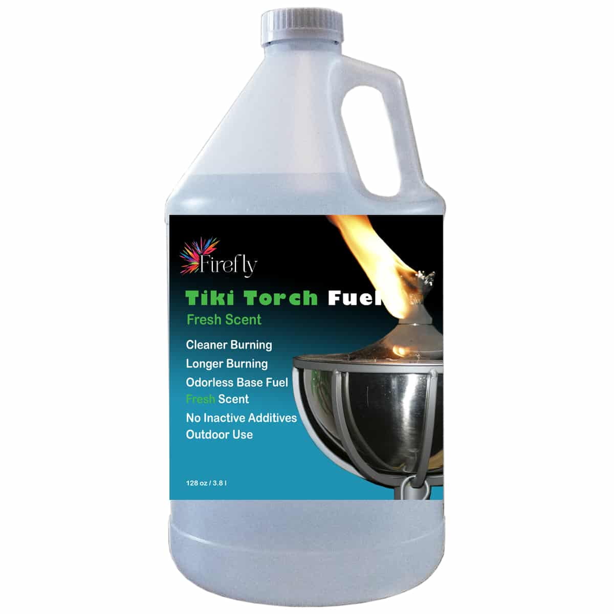 Firefly Tiki Torch Fuel with Eucalyptus Oil - Long Burn - Less Smoke -1 ...