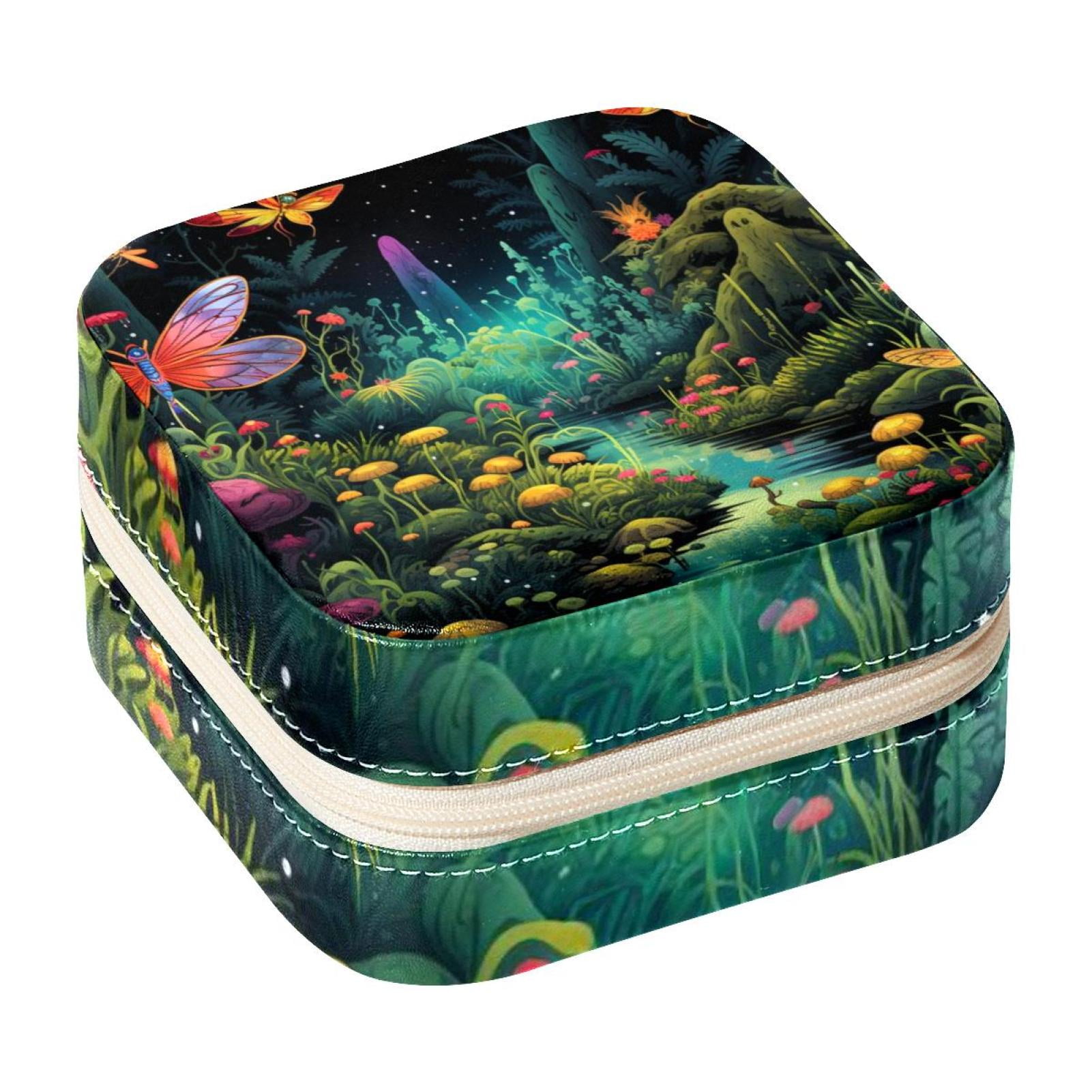 Firefly Travel Portable Square Jewelry Boxes Display Case - Travel ...