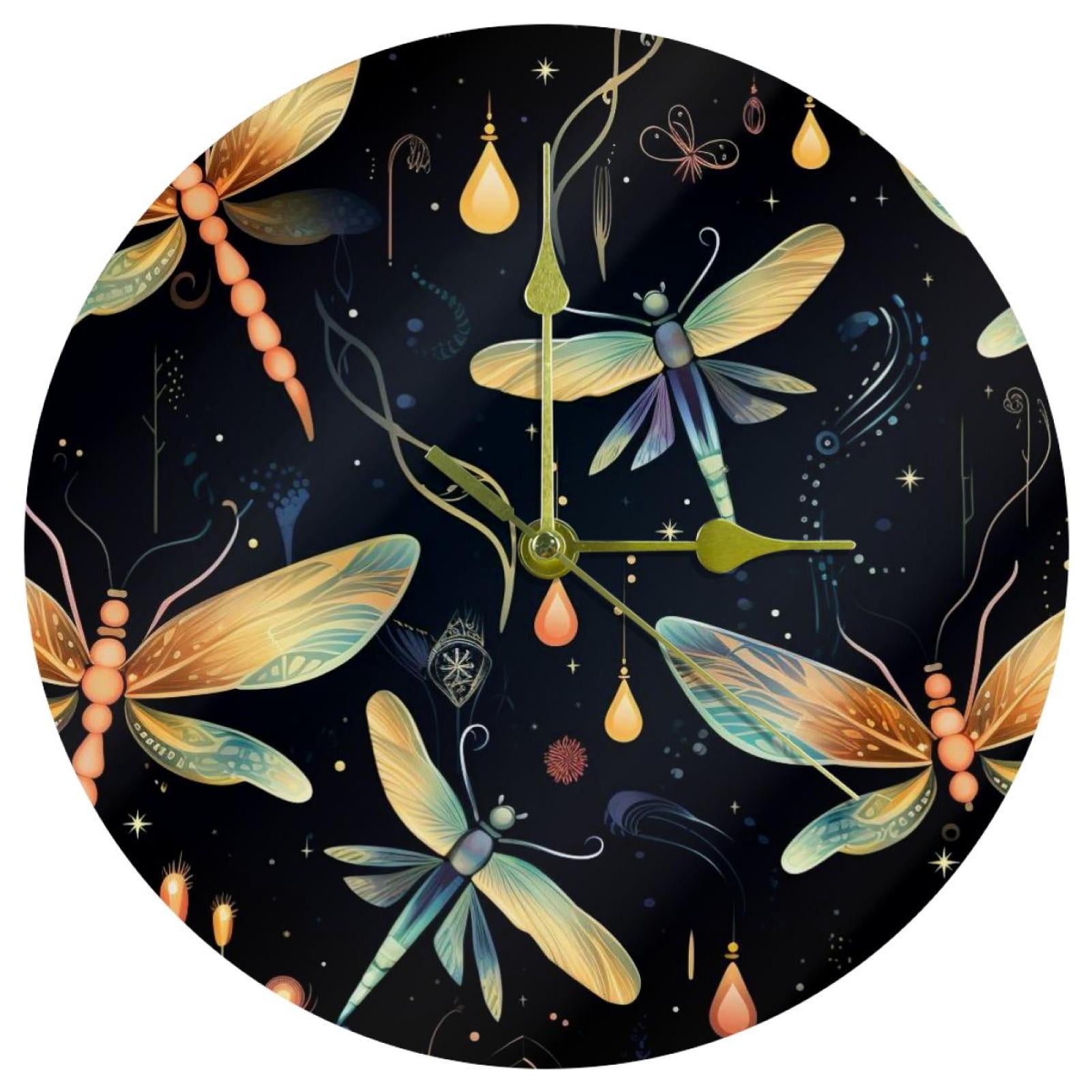 Firefly Uniquely Designed Acrylic Circular Wall Clock - Stylish and ...