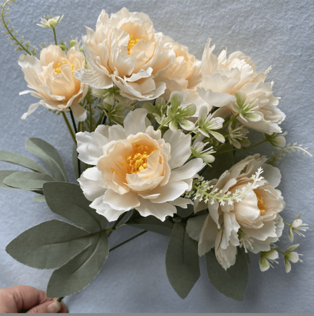 Firefly hope 3pcs Peony Artificial Flowers, Fake flowers,Flores ...