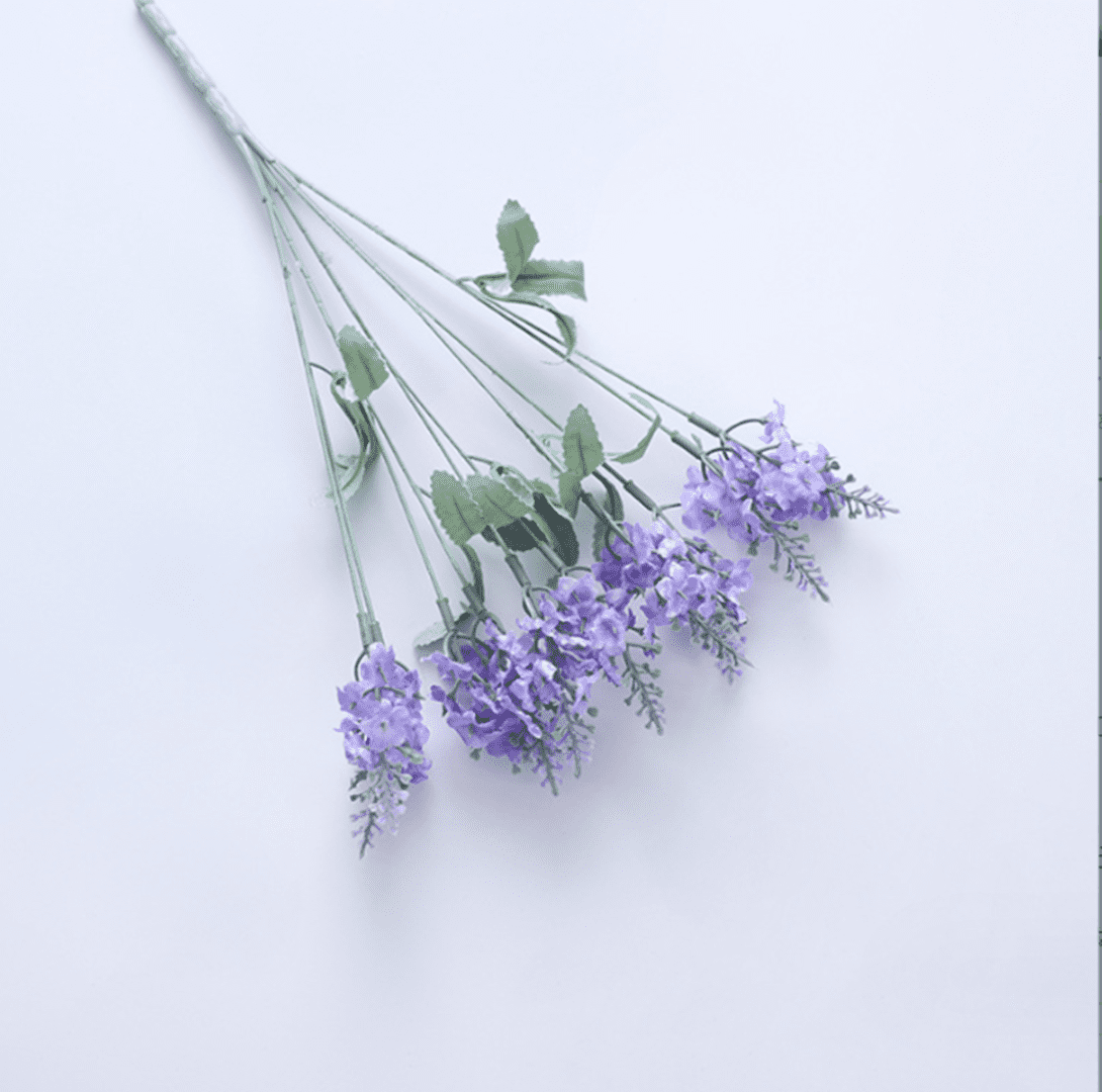 Firefly hope 6pcs Lavender Artificial Flowers, Fake flowers, Flores ...