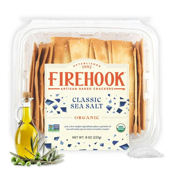 Firehook Sea Salt Crackers AIF9 - Artisan Baked, Uniquely Crunchy ...