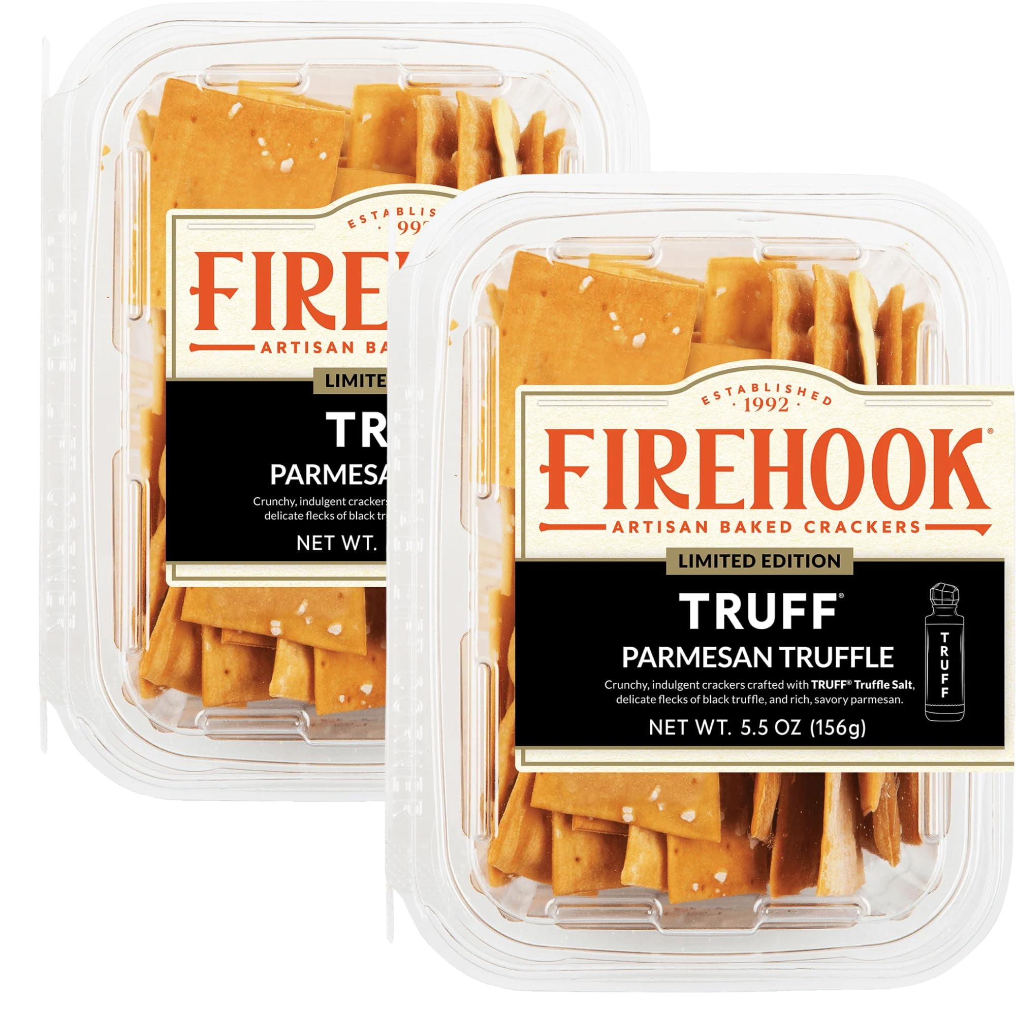 Firehook x TRUFF Parmesan ESF27 Truffle Crackers - Artisan Baked ...