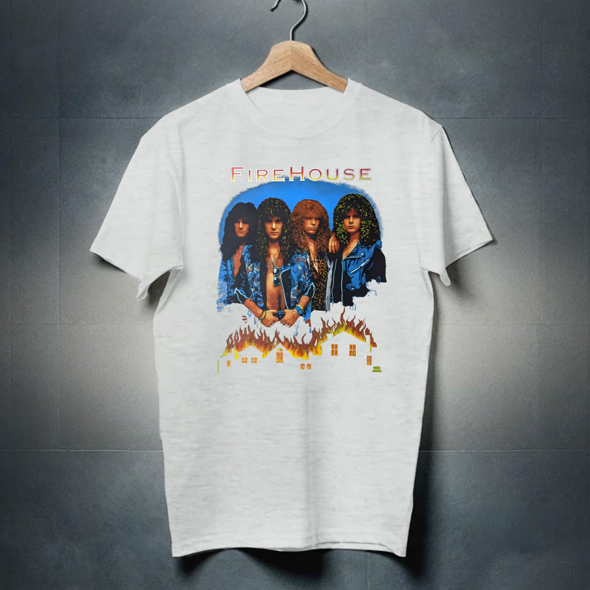 Firehouse Band Fire House Hold Your Album Band T Shirt-TH52396 ...