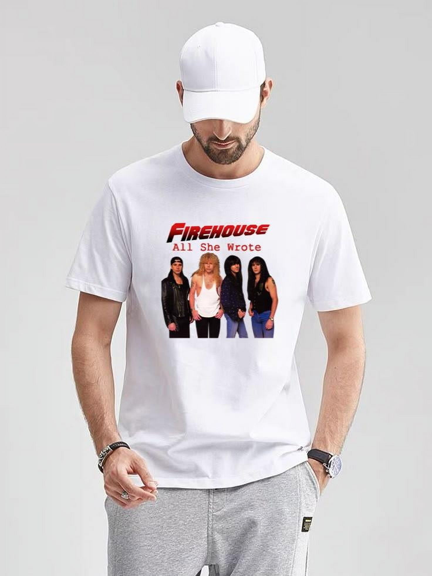 Firehouse Band Glam Metal Rock Love Lifetime T-Shirt, for men & women ...