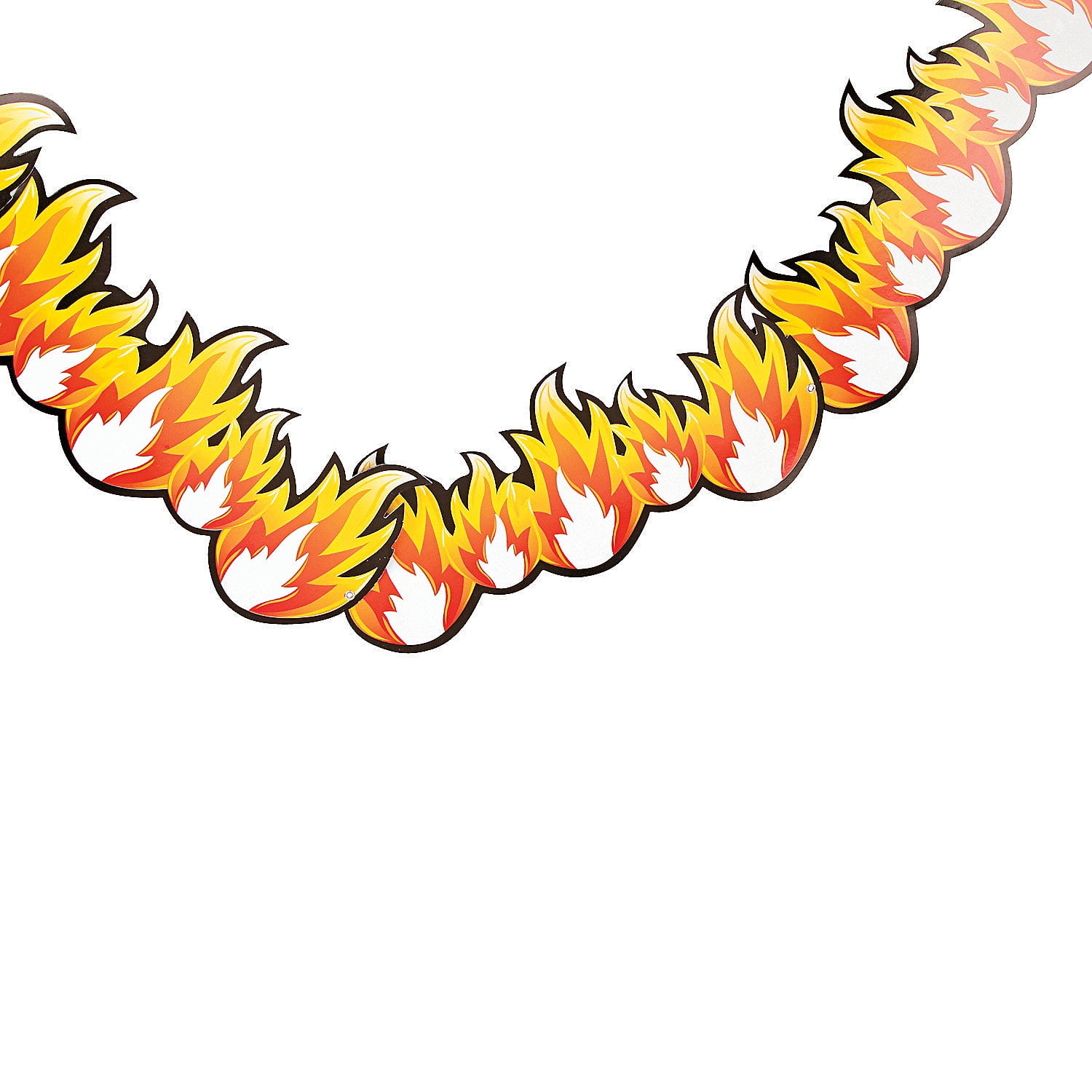 Firehouse Heros Fire Garland - Party Decor - 1 Piece - Walmart.com