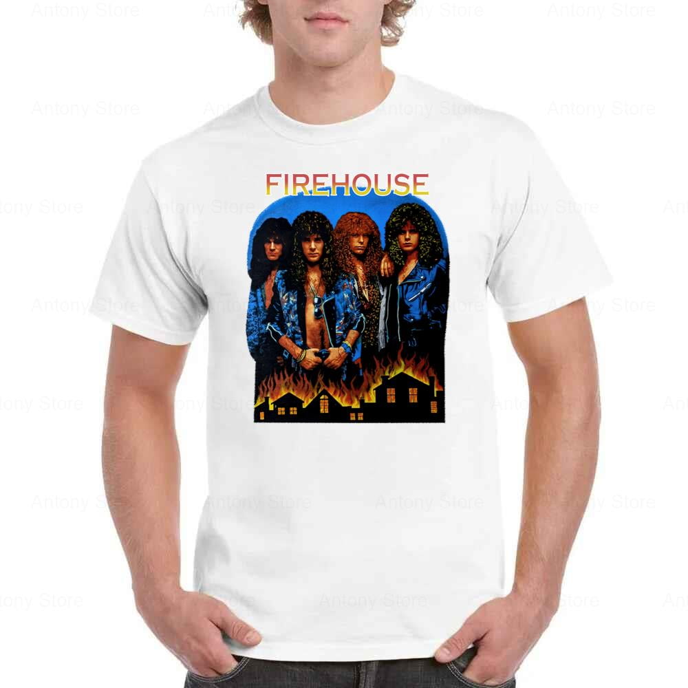 Firehouse Hold Your Fire Album Design Rock Band T-shirt up to size 5XL ...