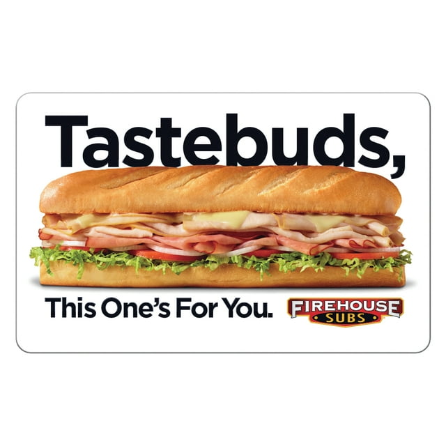 Firehouse Subs Gift Card $15 Gift Card - Walmart.com