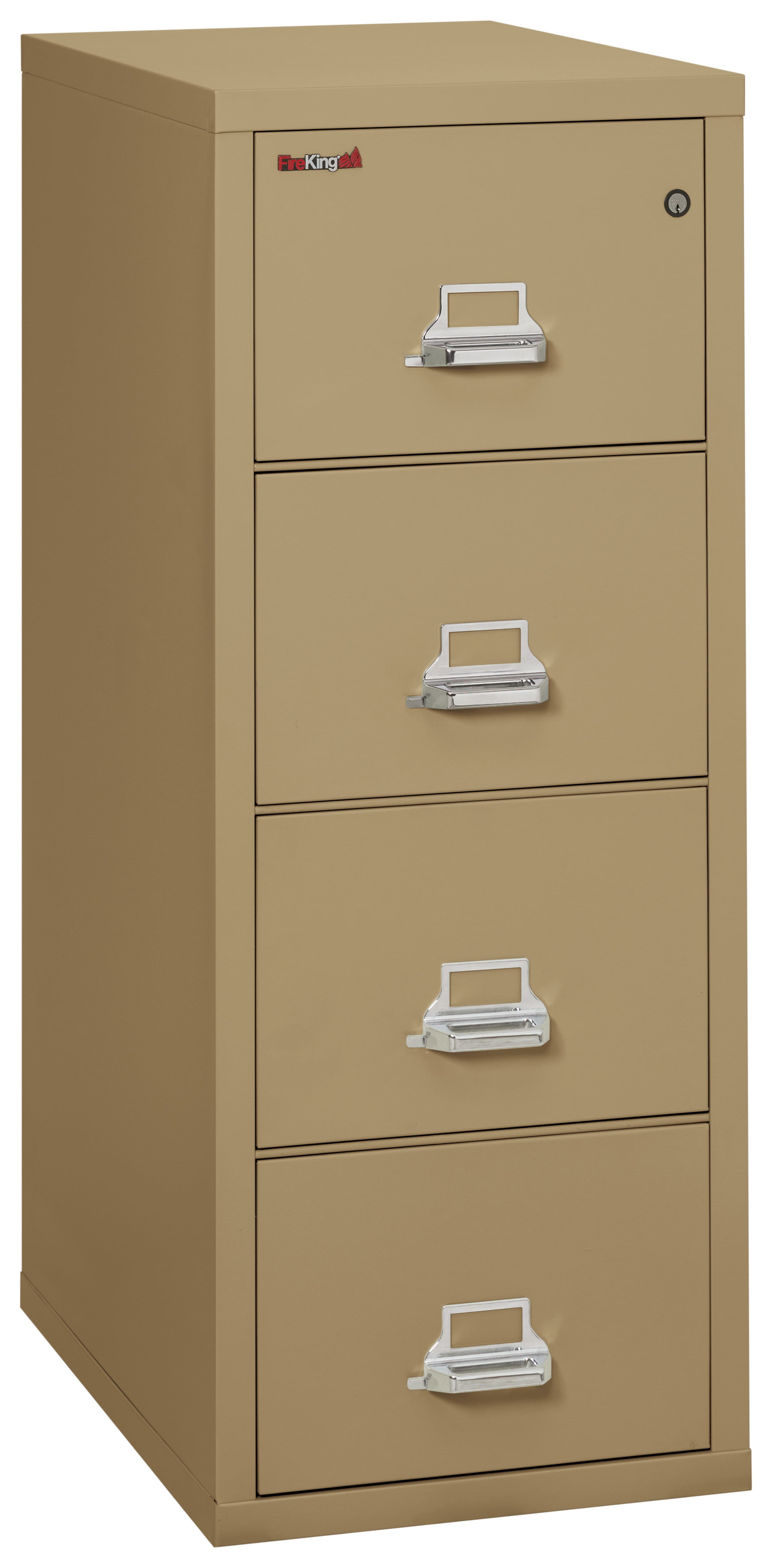 Fireking 4 Drawer Letter 31" D Classic Vertical fireproof File Cabinet ...