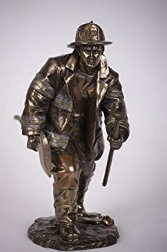 Fireman Fighting Fire Statue - Walmart.com