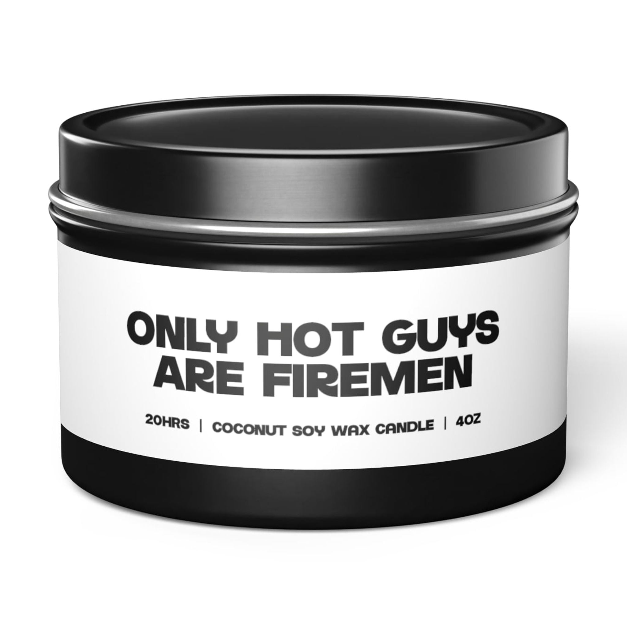 Fireman Firefighter Fire Department First Responder Tin Candle Gifts ...