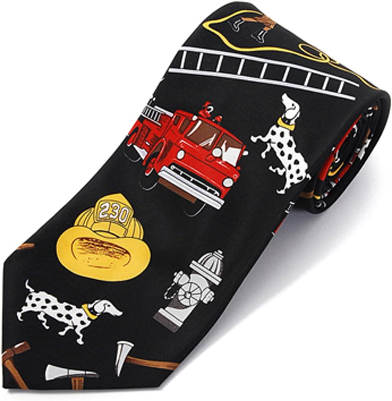 Fireman Firefighter Station Hat Fire Engine and Hydrant Black Novelty ...