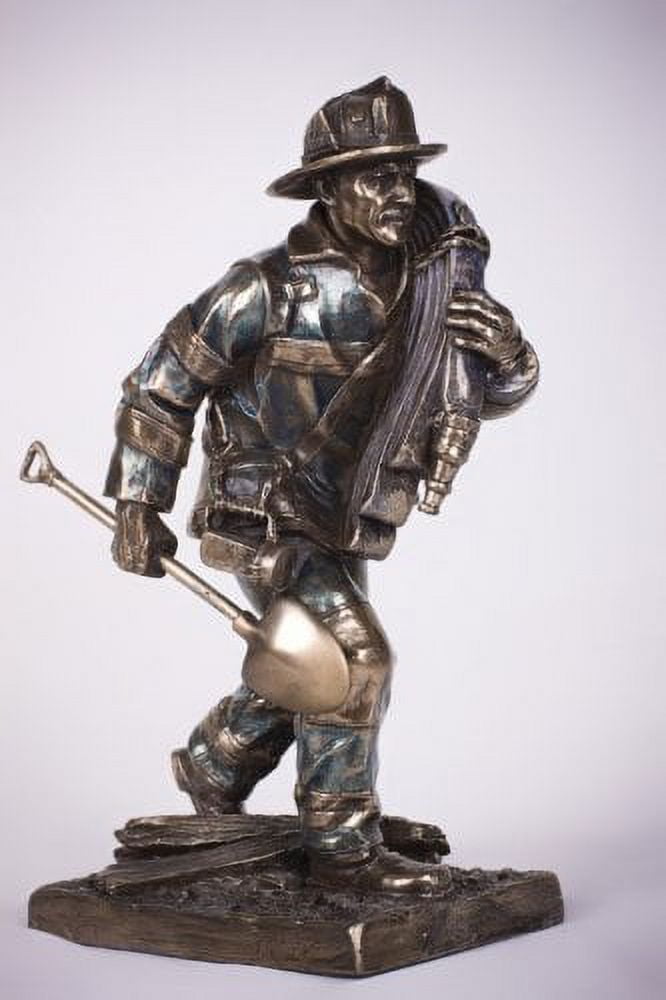 Fireman Responding Call Statue - Walmart.com