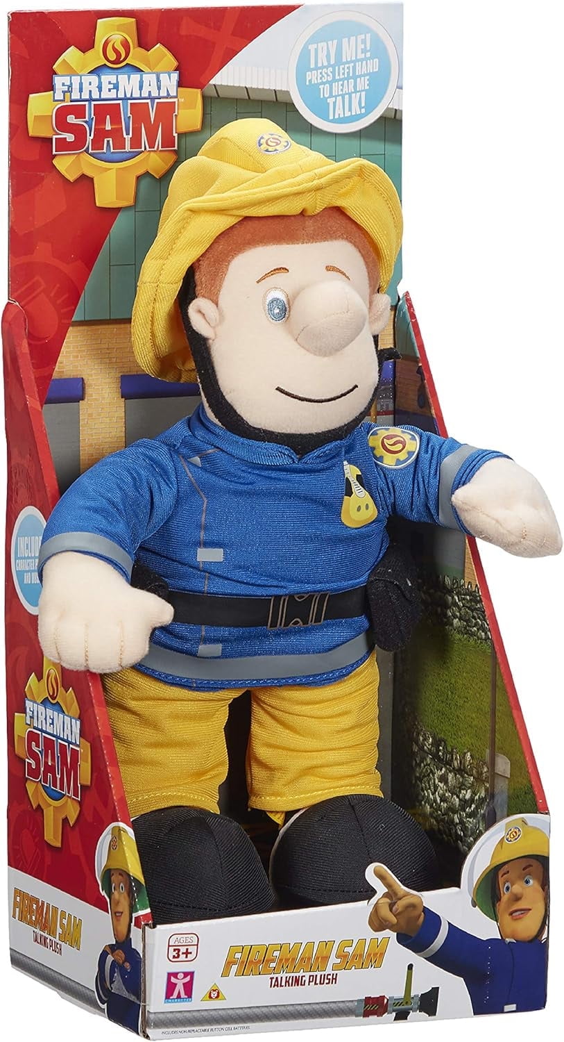 Fireman Sam 30cm Talking Sam Plush - Walmart.com