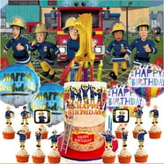 Fireman Sam Party Supplies Birthday Decorations Plates Banner Kids Cake ...