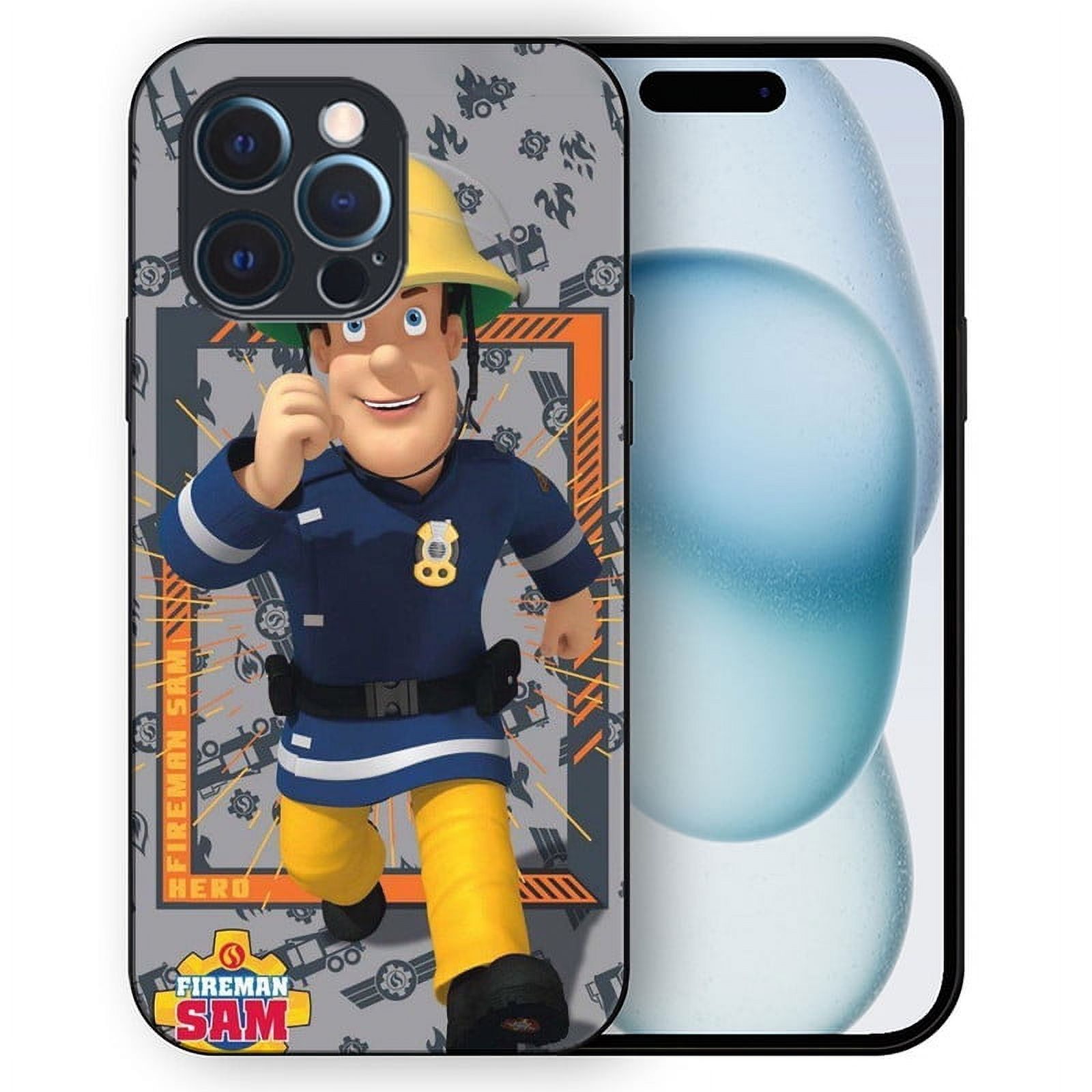 Fireman Sam Phone Case, for iPhone 15 Pro Phone case, showcasing a ...