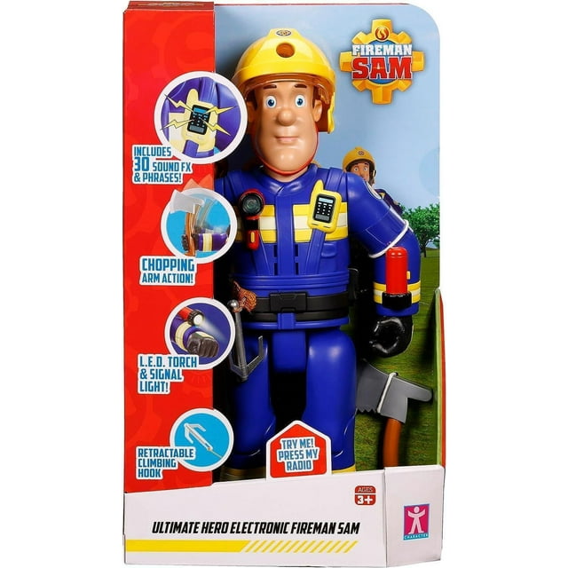 Fireman Sam Ultimate Hero Playset: Electronic Action Figure With Sound ...