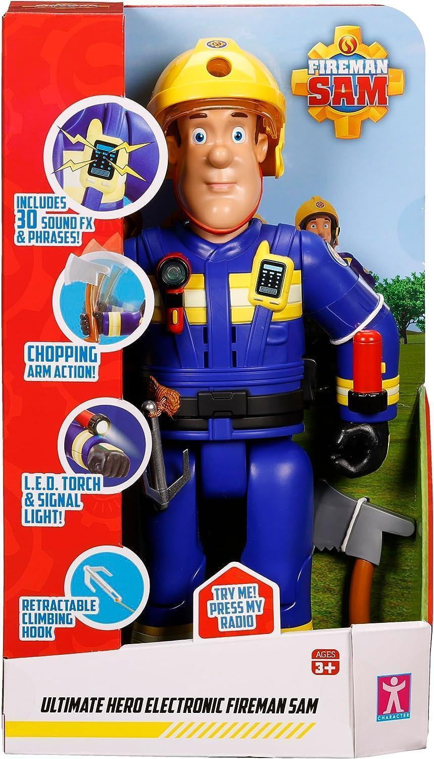 Fireman Sam Ultimate Hero Electronic Action Figure With Sound - Walmart.com