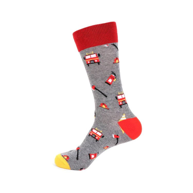Fireman Socks, FireFighter Novelty Socks - Walmart.com