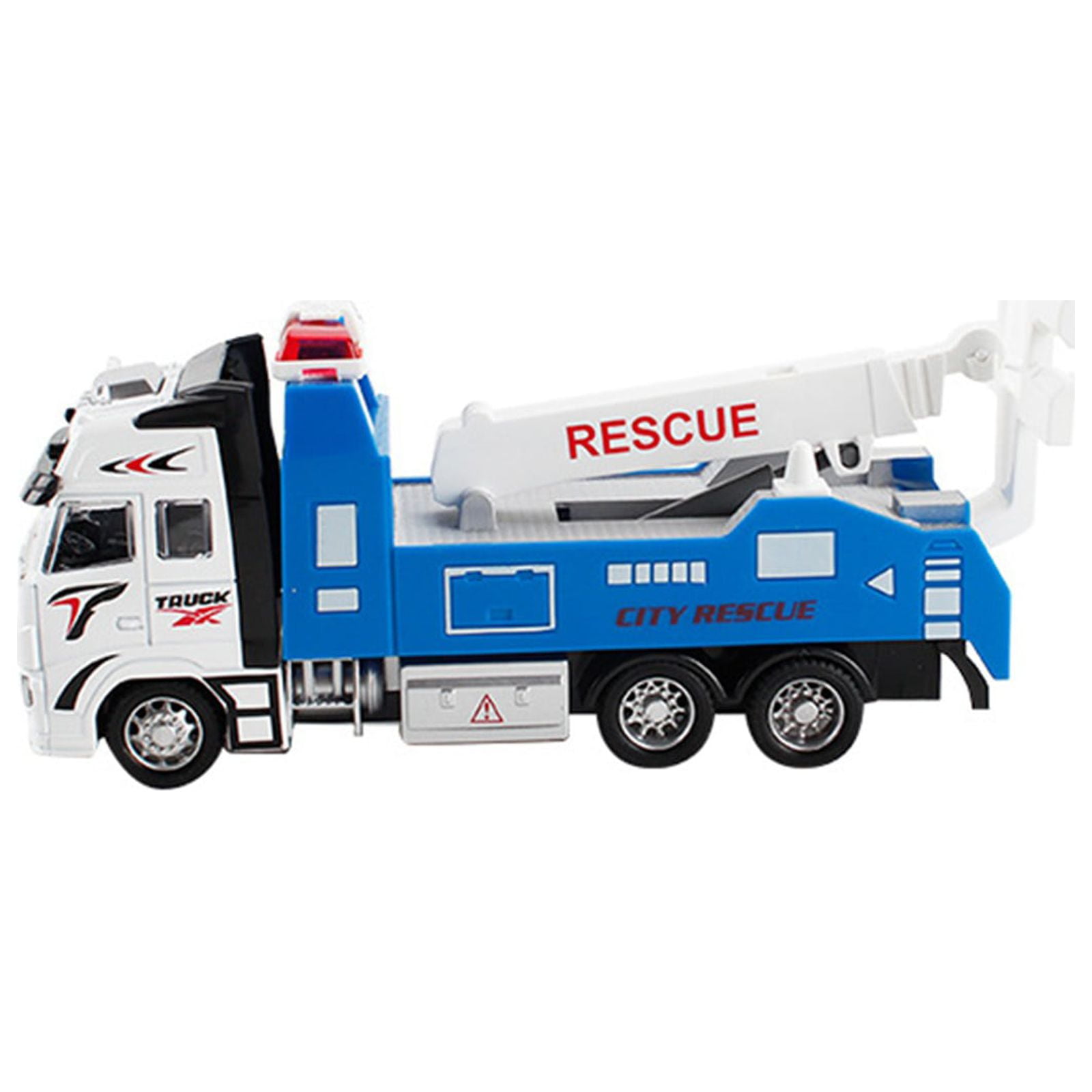 Fireman Toy Firetrucks with Sound and Light, Pull Back Cars, Friction ...