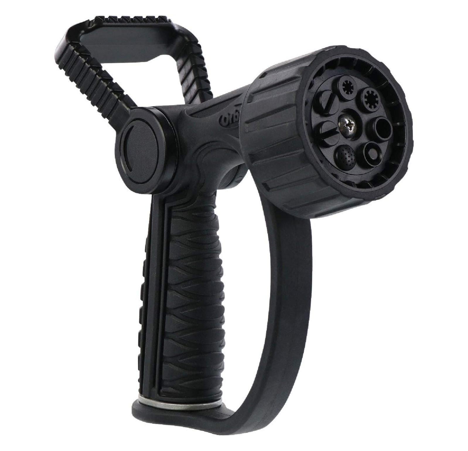 Fireman's Nozzle 7 Pattern - Metal Fire Fighting Nozzle with Rubber ...