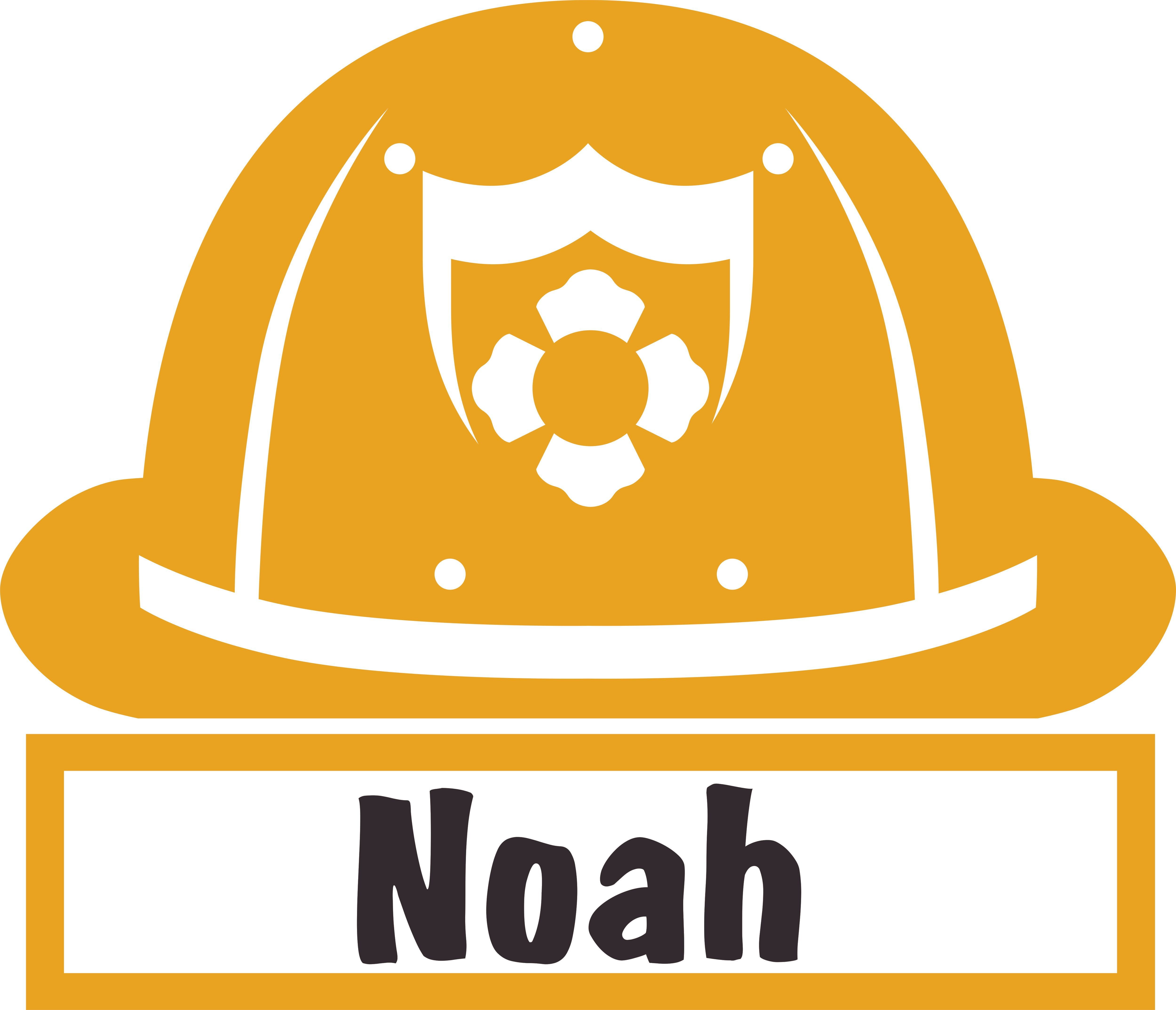 Firemen Fireman Hat Fire Uniform Customized Wall Decal - Custom Vinyl ...