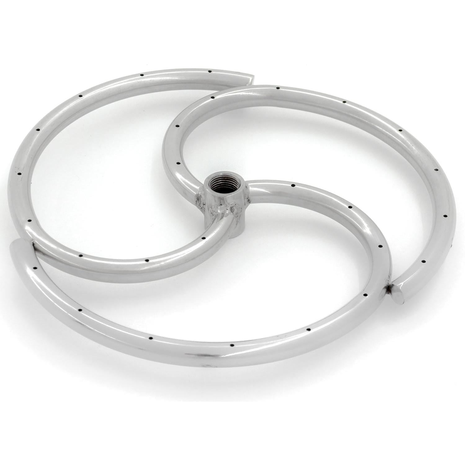 Firenado 12-Inch Natural Gas Spiral Ring Burner - Stainless Steel ...