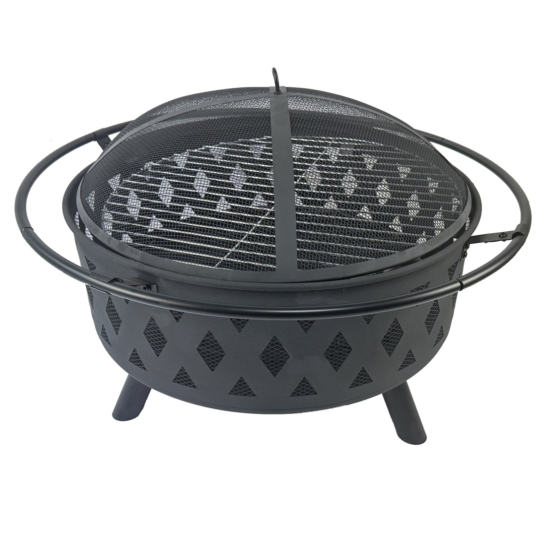 Firepit, Wood Burning Outdoor Fire Pit Set Heating Equipment, Camping ...