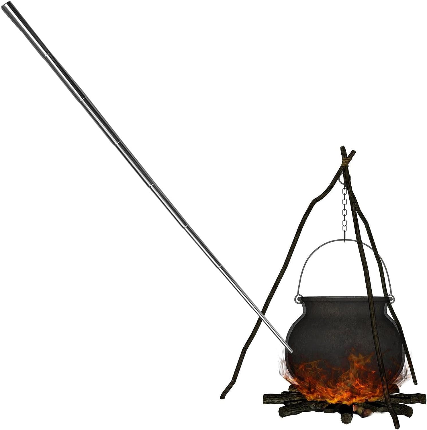 Fireplace Bellows - Fire Blower Bellow,Stainless Steel Compact Fire, An ...