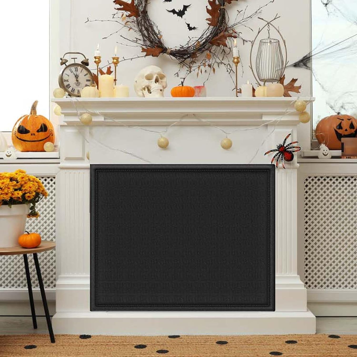 Fireplace Blocker Blanket Stops Heat Loss, Magnetic Fireplace Cover ...