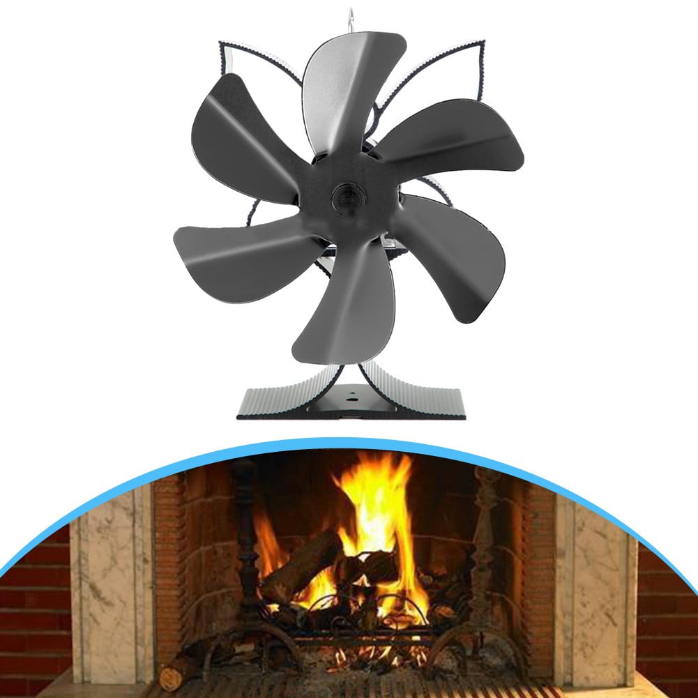 Fireplace Fan Heat Powered Fan New Style 6 Blade Fireplace Fan ...