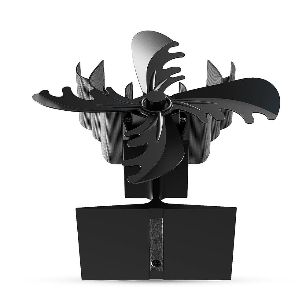 Fireplace Fan Wood Burning Air Circulation Thermal Powered Fan ...