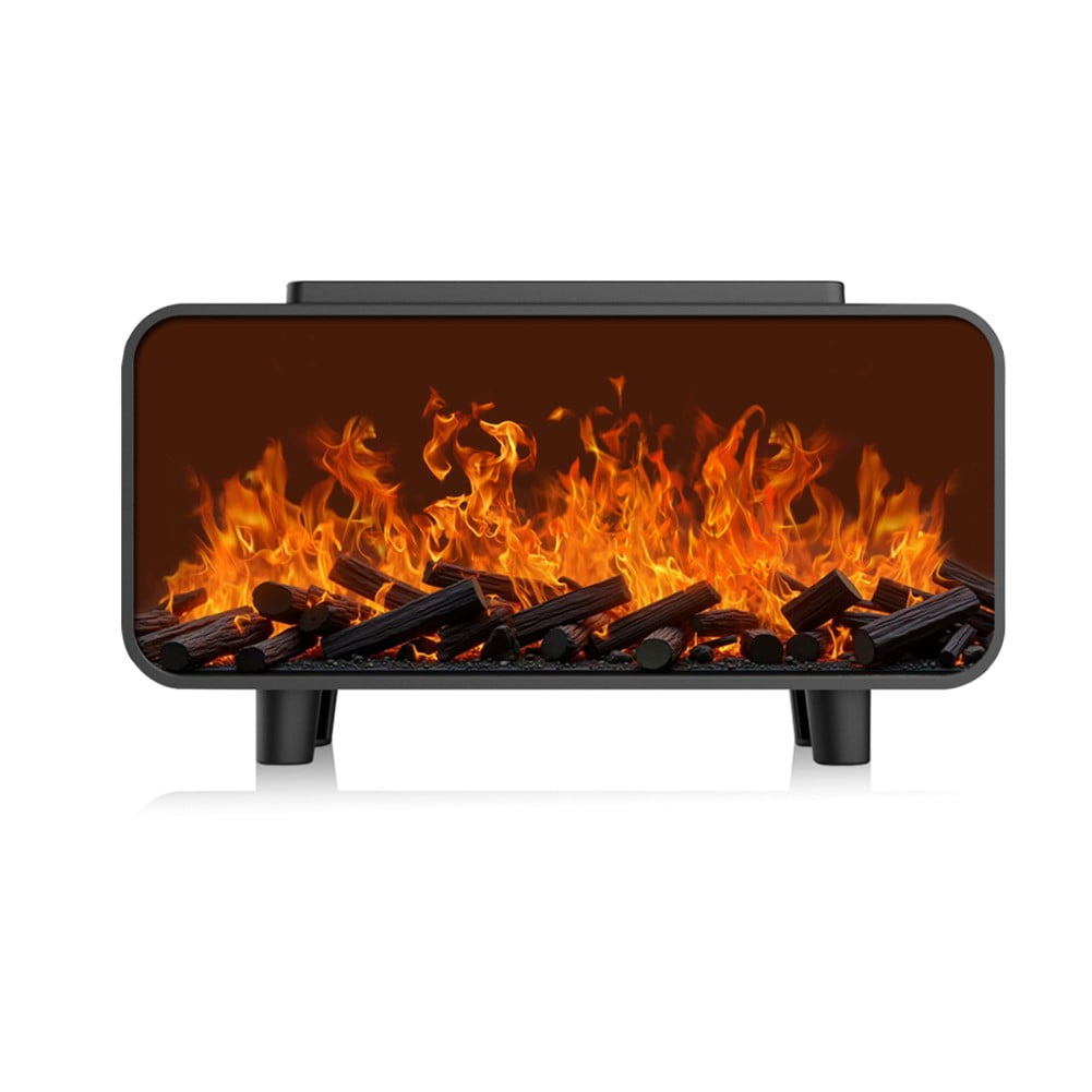 Fireplace Flame Humidifier Colorful Light Flame Essential Oil Diffuser ...