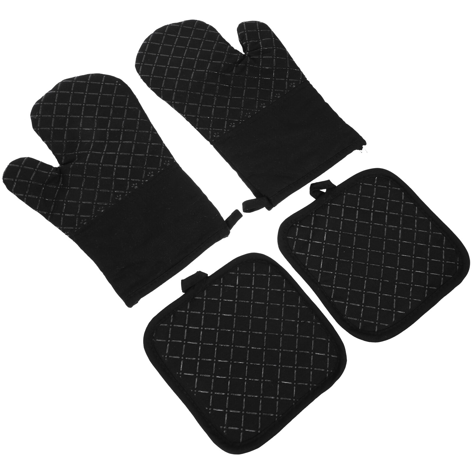 Fireplace Gloves Heat High Temperature Resistance Oven Double Fireproof ...