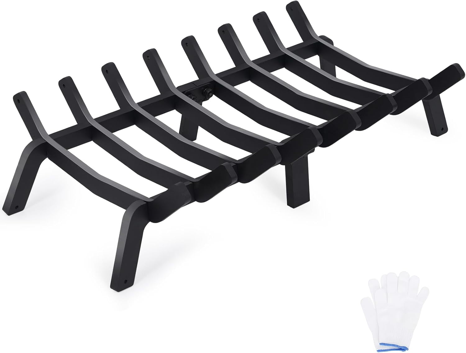 Fireplace Grates 24 Inch - Heavy Duty Steel Fireplace Rack | Fireplace ...