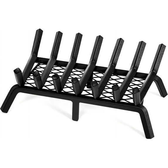 Fireplace Grates with Ember Retainer - Inch Fireplace Log Grate ...