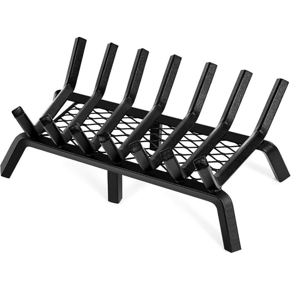 Fireplace Grates with Ember Retainer - Inch Fireplace Log Grate ...