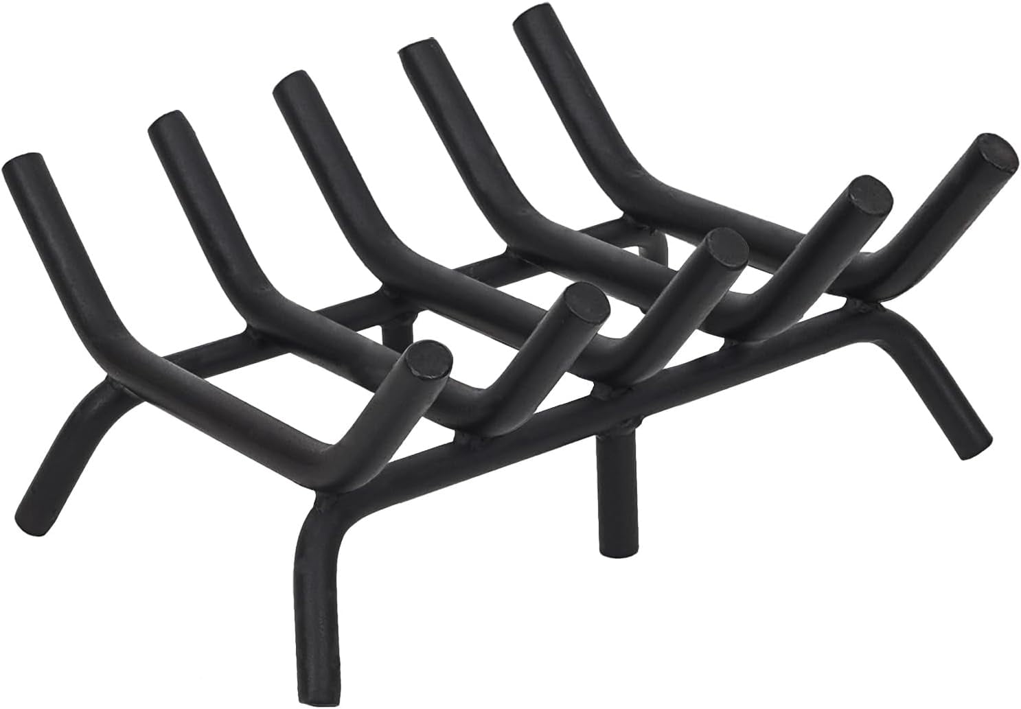 Fireplace Log Grate - 17 inch Firewood Burning Holder Heavy Duty | Fire ...