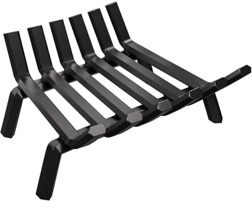 Fireplace Log Grate 17 inch Wrought Iron Fire Grates Firewood Log ...