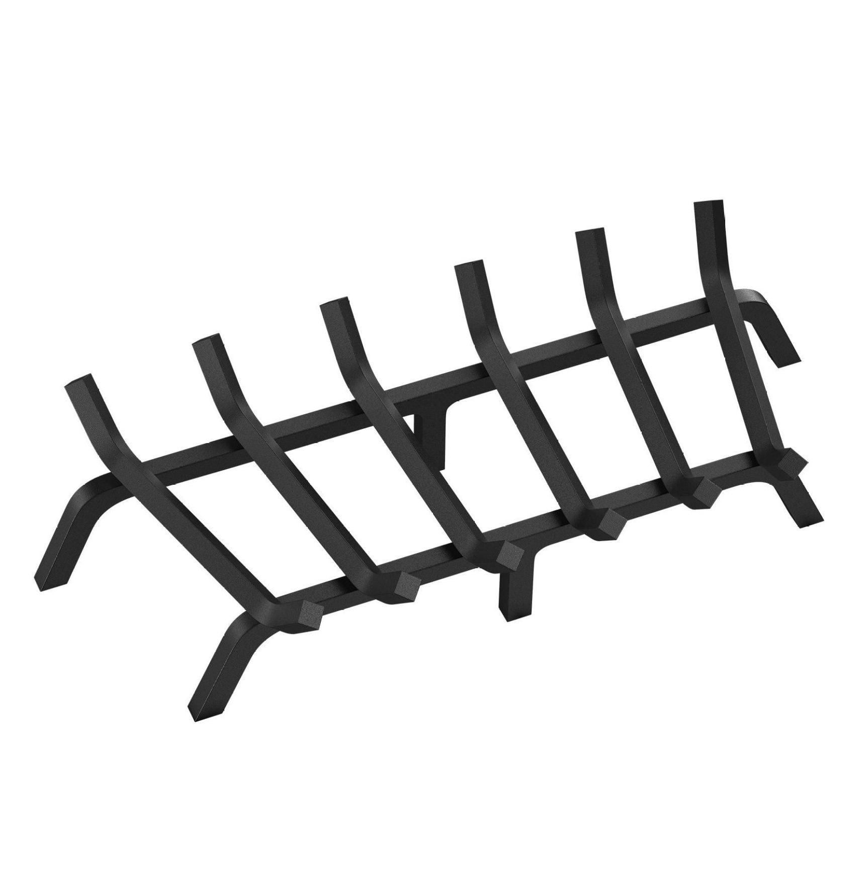 Fireplace Log Grate, 27 inch Heavy Duty Fireplace Grate with 6 Support ...