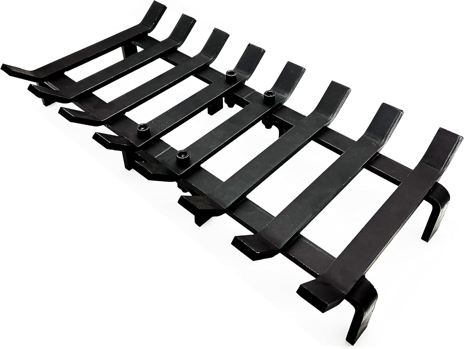 Fireplace Log Grate Heavy Duty Solid Steel Grate for Wood Stove and ...