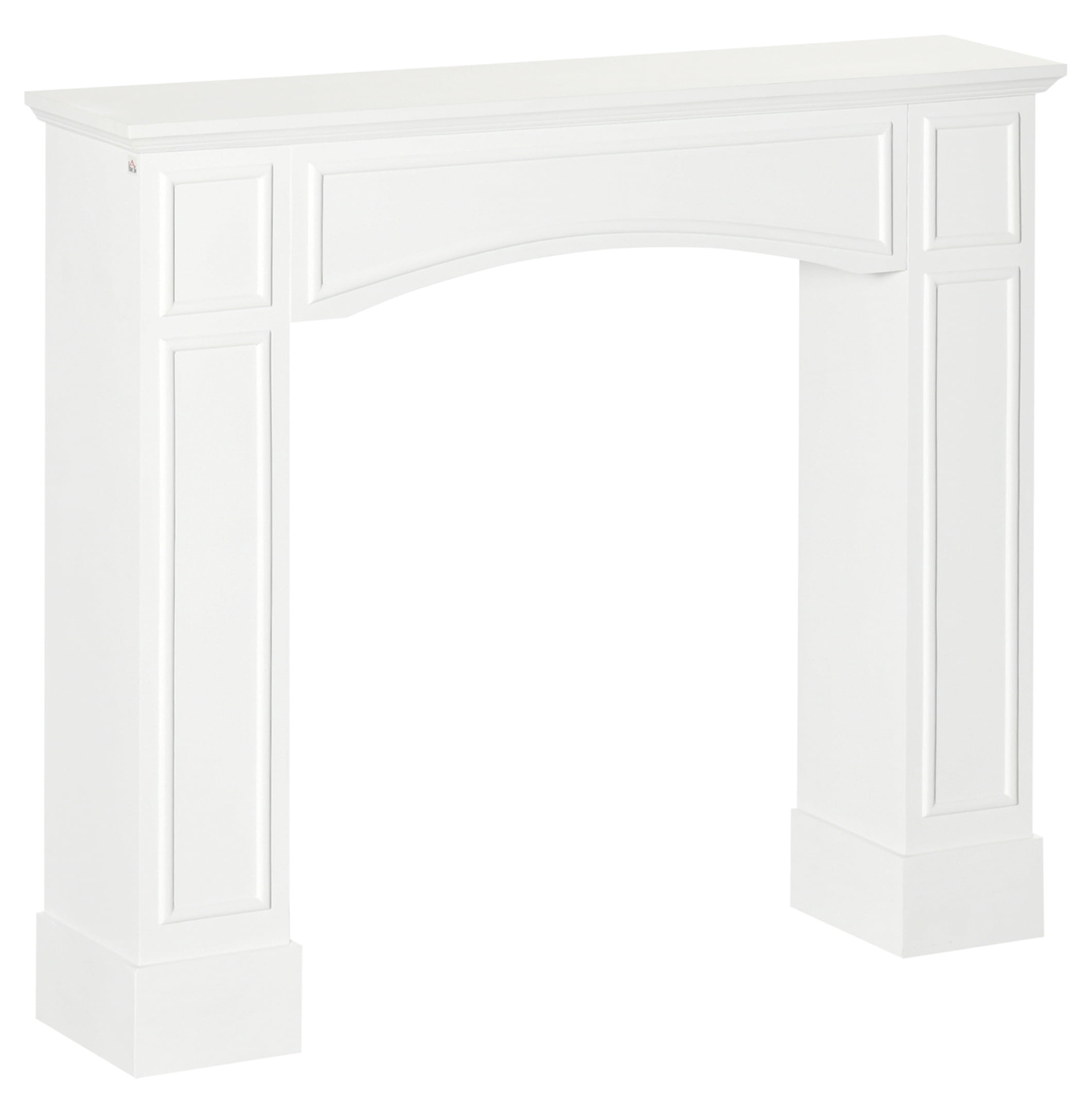 Fireplace Mantel Surround, White Wood Mantels for Electric Fireplace ...