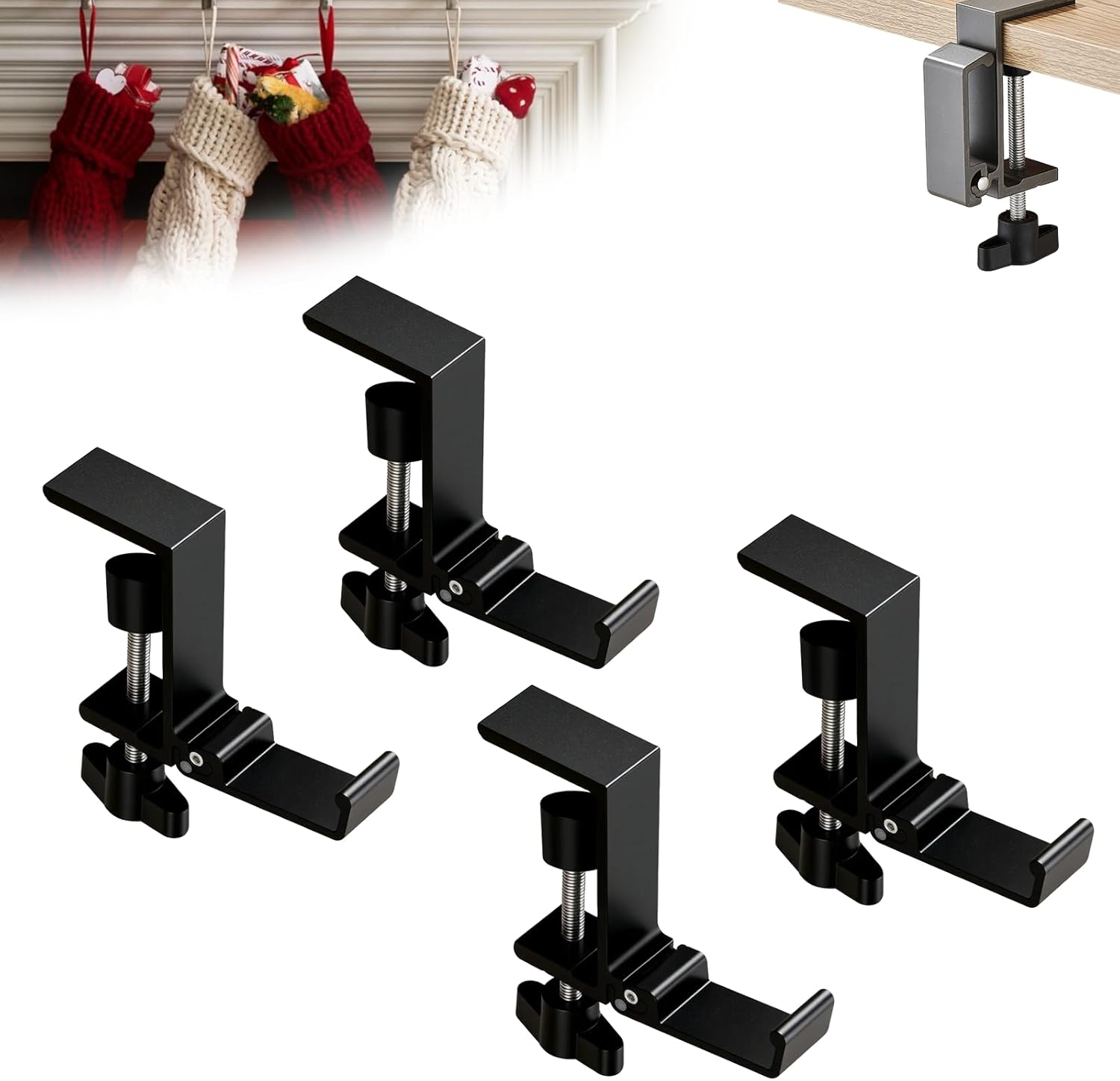 Fireplace Stocking and Garland Hanger, 2026 New Garland Hangers for ...