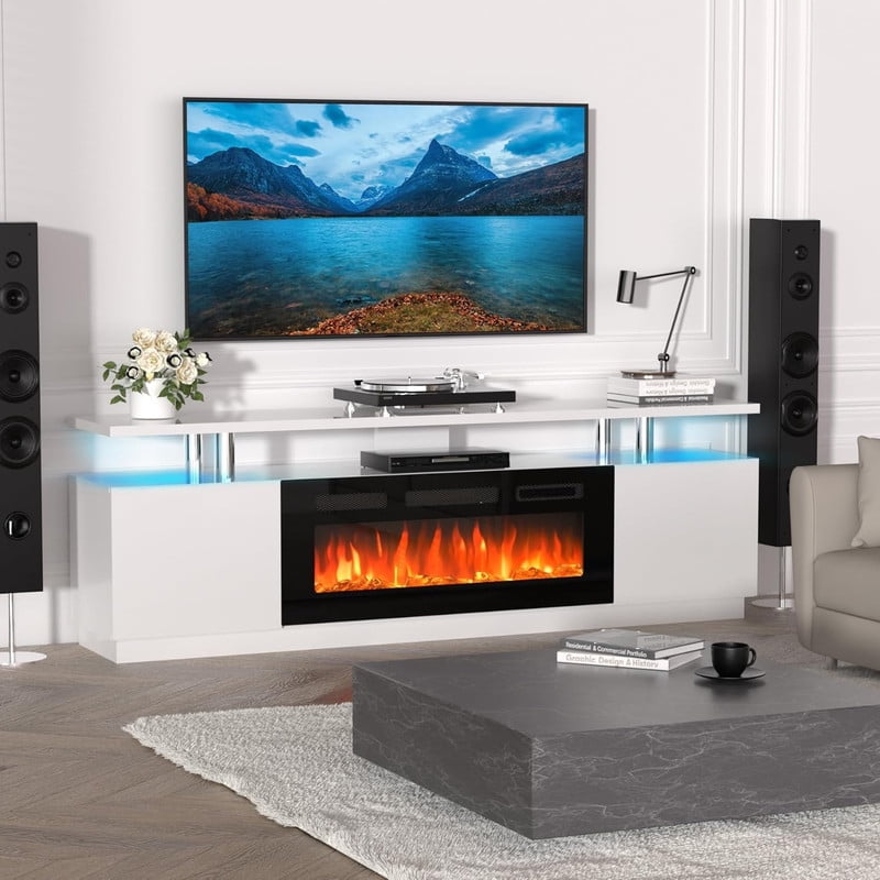 Fireplace TV Stand,Electric Fireplace,70-Inch Fireplace TV Stand for ...