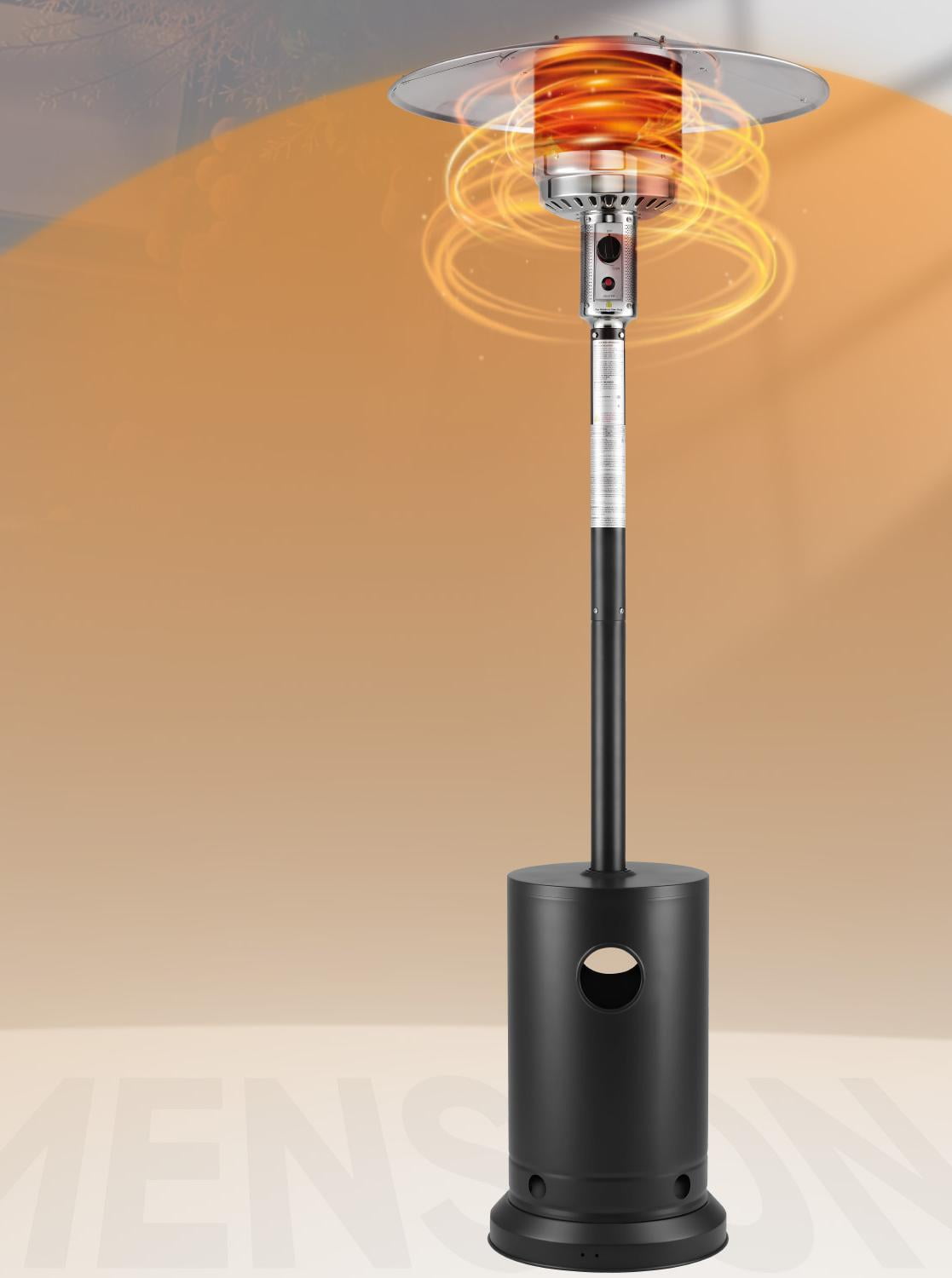 Seizeen 48000 BTU Propane Patio Heater w/ Overheating Protection System ...