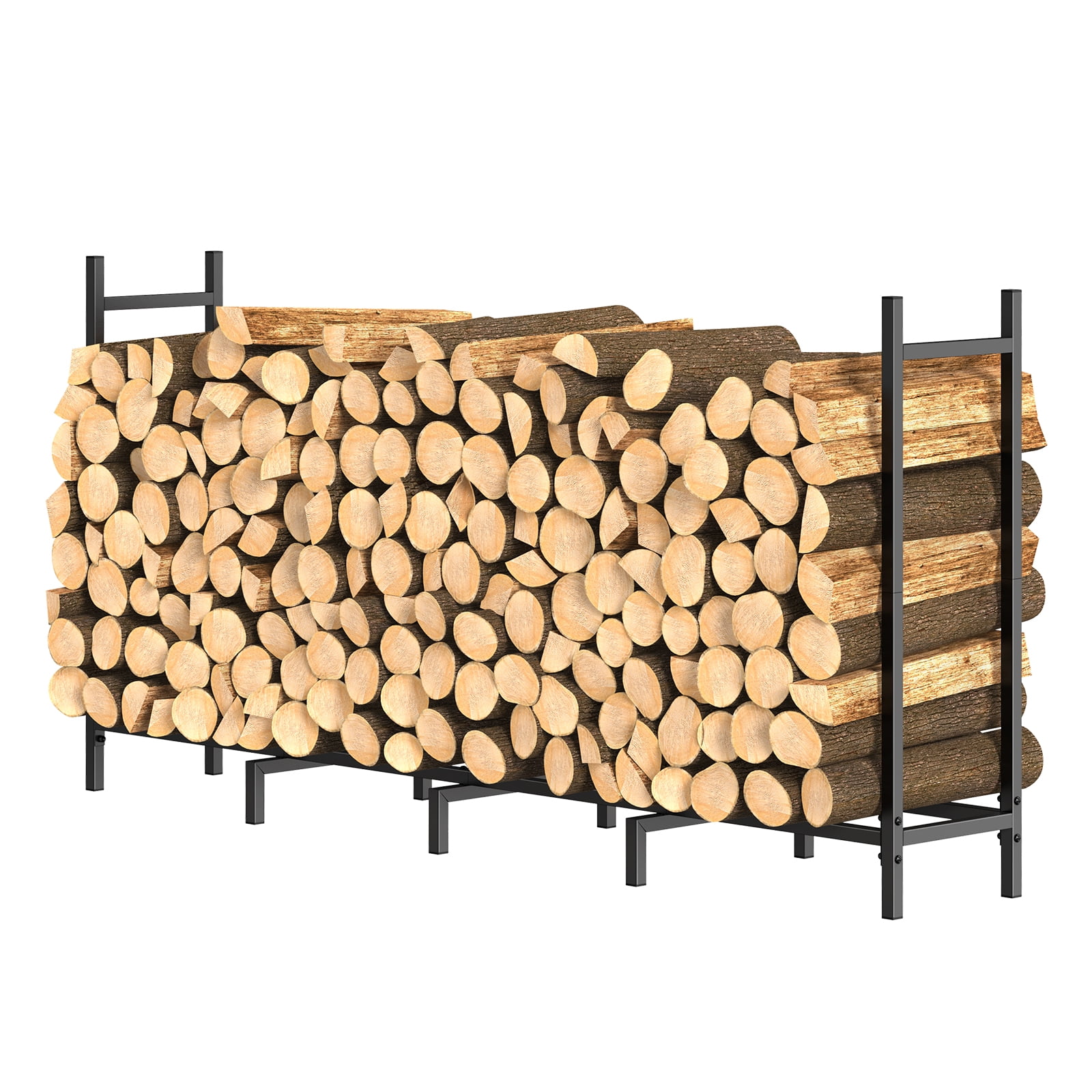 Fireplace Timber Storage, Outdoor Fireproof Timber Rack with Wider ...