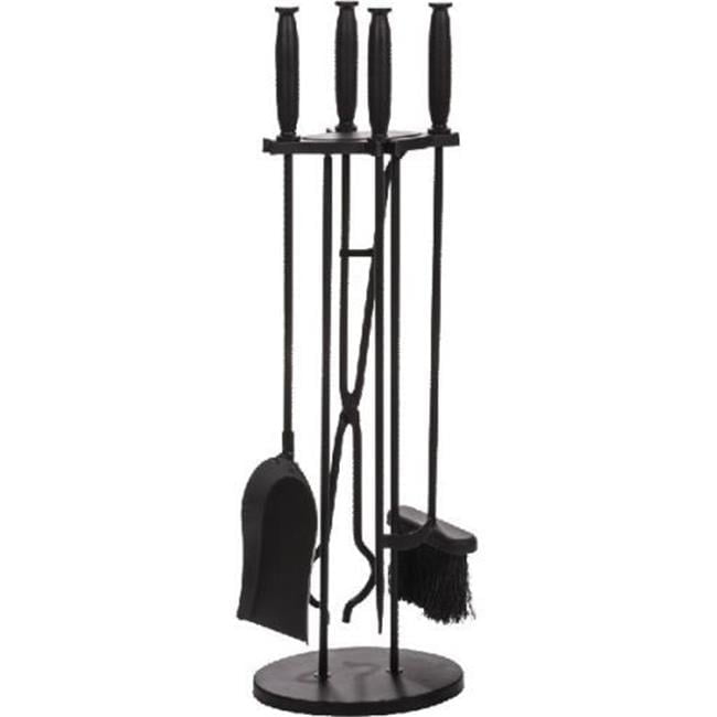 Fireplace Tool Set, Black - 5 Piece - Walmart.com