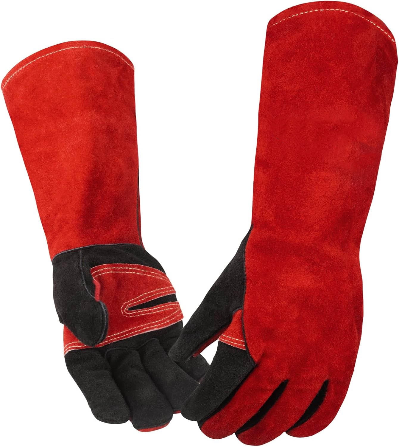 Fireplace Welding Gloves Fire Heat Resistant16IN 932°F Fireproof ...