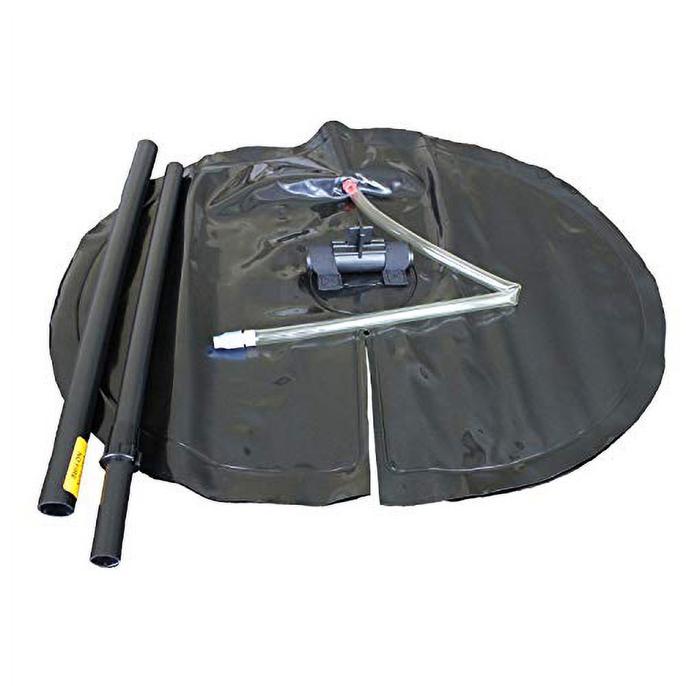 Fireplace chimney draftstopper plug (round) - fits most metal, zero ...