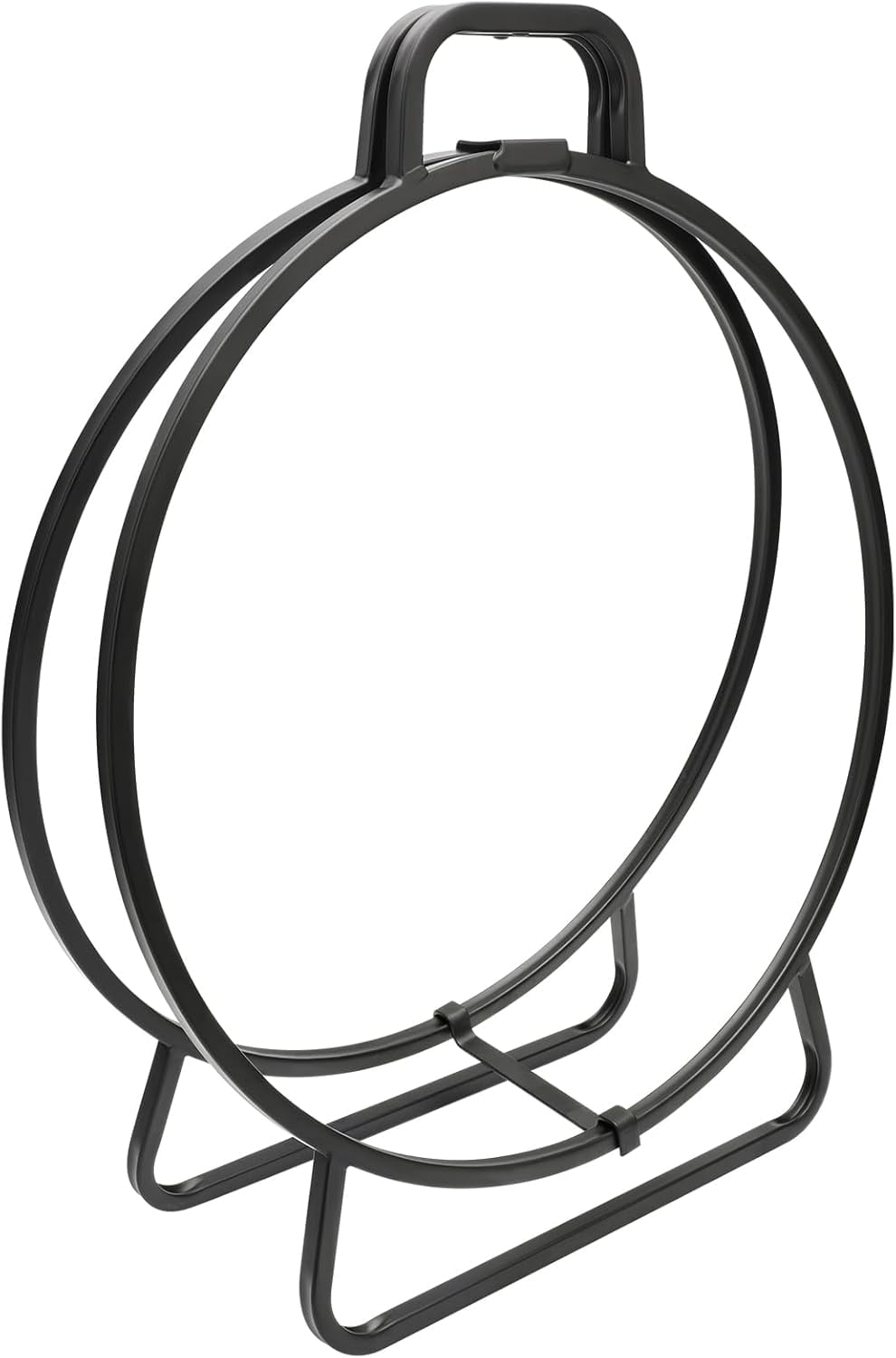 Fireplace log holder, no assembly small firewood rack indoor outdoor ...